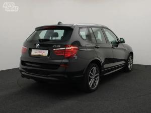 Black BMW X3 2016 in Vilnius, with an engine capacity of 2.00 L and mileage of 195 thousand km for 15999 €, photo 9 on AUTOMOTO.COM.LV