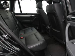 Black BMW X3 2016 in Vilnius, with an engine capacity of 2.00 L and mileage of 195 thousand km for 15999 €, photo 16 on AUTOMOTO.COM.LV