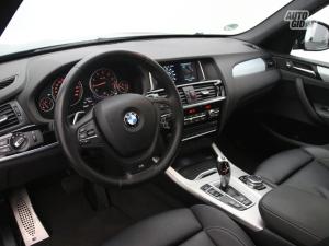 Black BMW X3 2016 in Vilnius, with an engine capacity of 2.00 L and mileage of 195 thousand km for 15999 €, photo 17 on AUTOMOTO.COM.LV