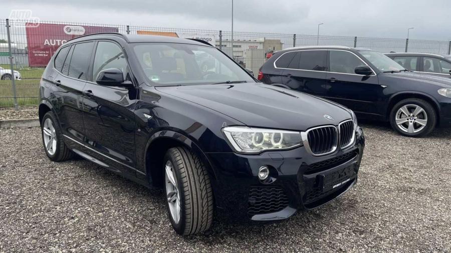 Black BMW X3 2016 in Marijampole, with an engine capacity of 2.00 L and mileage of 256 thousand km for 16300 €, photo 7 on AUTOMOTO.COM.LV