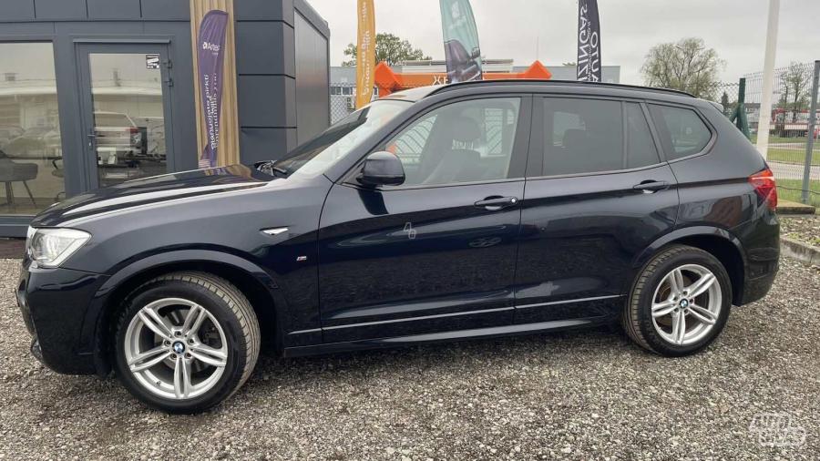 Black BMW X3 2016 in Marijampole, with an engine capacity of 2.00 L and mileage of 256 thousand km for 16300 €, photo 9 on AUTOMOTO.COM.LV