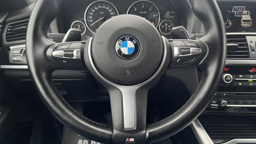 Black BMW X3 2016 in Marijampole, with an engine capacity of 2.00 L and mileage of 256 thousand km for 16300 €, photo 22 on AUTOMOTO.COM.LV