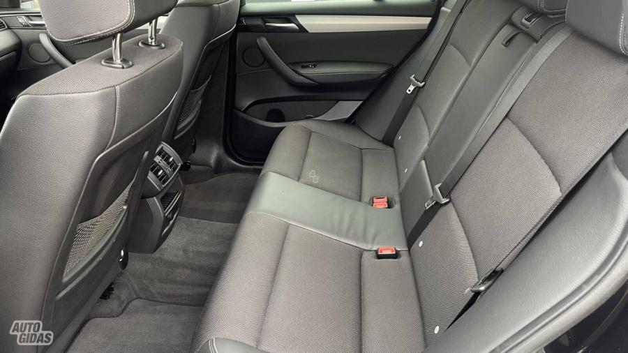 Black BMW X3 2016 in Marijampole, with an engine capacity of 2.00 L and mileage of 256 thousand km for 16300 €, photo 32 on AUTOMOTO.COM.LV
