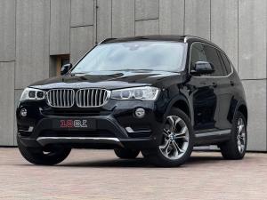 Black BMW X3 2016 in Riga, with an engine capacity of 2.00 L and mileage of 195 thousand km for 16700 €, photo  on AUTOMOTO.COM.LV