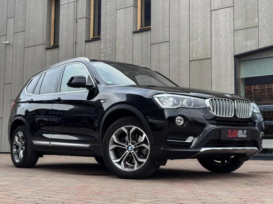 Black BMW X3 2016 in Riga, with an engine capacity of 2.00 L and mileage of 195 thousand km for 16700 €, photo 9 on AUTOMOTO.COM.LV