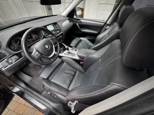 Black BMW X3 2016 in Riga, with an engine capacity of 2.00 L and mileage of 195 thousand km for 16700 €, photo 14 on AUTOMOTO.COM.LV