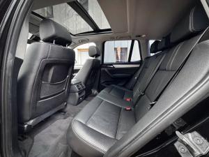 Black BMW X3 2016 in Riga, with an engine capacity of 2.00 L and mileage of 195 thousand km for 16700 €, photo 18 on AUTOMOTO.COM.LV