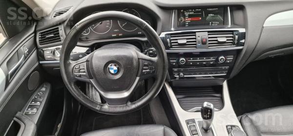 Black BMW X3 2016 in Jekabpils, with an engine capacity of 2.00 L and mileage of 269 thousand km for 16650 €, photo 8 on AUTOMOTO.COM.LV