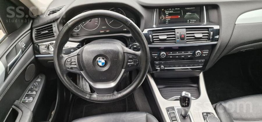 Melns BMW X3 2016 Jēkabpils, ar dzinēja tilpumu 2.00 L un nobraukumu 269 tūkst. km par 16650 €, foto 9 vietnē AUTOMOTO.COM.LV