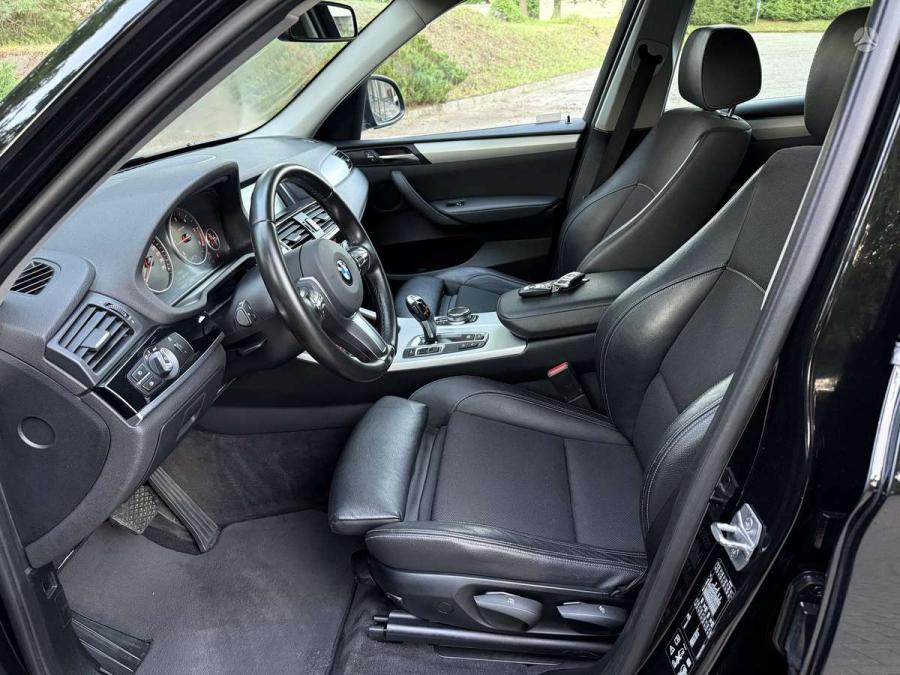 Melns BMW X3 2016 Prienai, ar dzinēja tilpumu 2.00 L un nobraukumu 296 tūkst. km par 12750 €, foto 21 vietnē AUTOMOTO.COM.LV