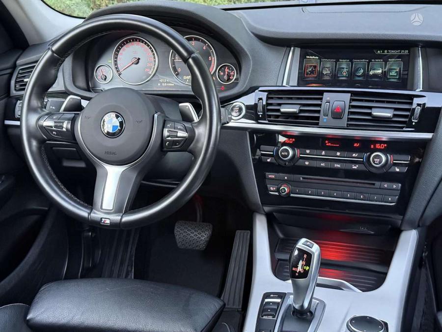 Melns BMW X3 2016 Prienai, ar dzinēja tilpumu 2.00 L un nobraukumu 296 tūkst. km par 12750 €, foto 23 vietnē AUTOMOTO.COM.LV