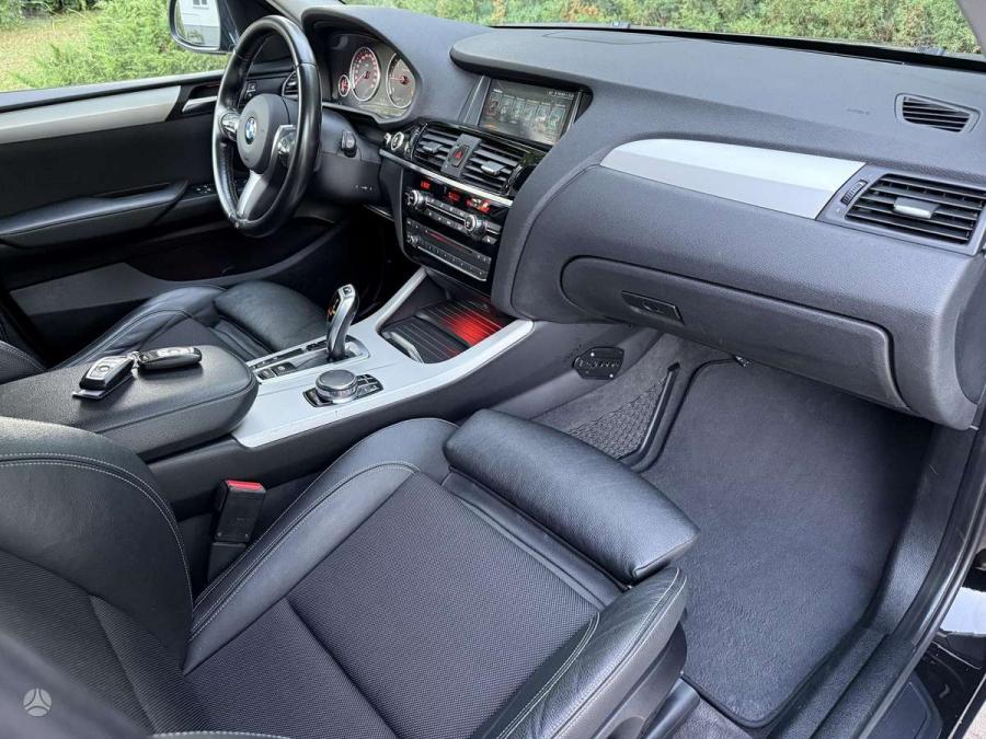 Melns BMW X3 2016 Prienai, ar dzinēja tilpumu 2.00 L un nobraukumu 296 tūkst. km par 12750 €, foto 24 vietnē AUTOMOTO.COM.LV