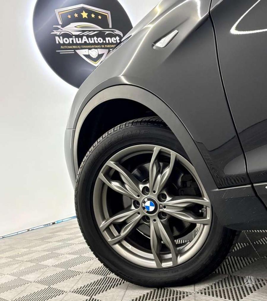 Black BMW X3 2016 in Marijampole, with an engine capacity of 2.00 L and mileage of 187 thousand km for 15999 €, photo 12 on AUTOMOTO.COM.LV