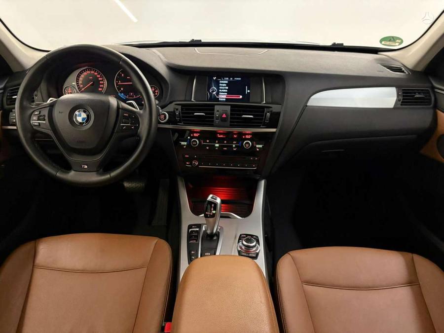 Black BMW X3 2016 in Marijampole, with an engine capacity of 2.00 L and mileage of 187 thousand km for 15999 €, photo 13 on AUTOMOTO.COM.LV