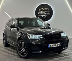 Black BMW X3 2016 in Marijampole, with an engine capacity of 2.99 L and mileage of 265 thousand km for 16999 €, photo  on AUTOMOTO.COM.LV