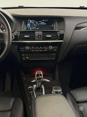 Black BMW X3 2016 in Marijampole, with an engine capacity of 2.99 L and mileage of 265 thousand km for 16999 €, photo 34 on AUTOMOTO.COM.LV