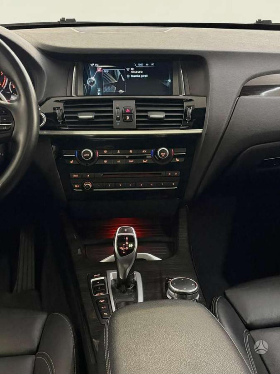Black BMW X3 2016 in Marijampole, with an engine capacity of 2.99 L and mileage of 265 thousand km for 16999 €, photo 34 on AUTOMOTO.COM.LV