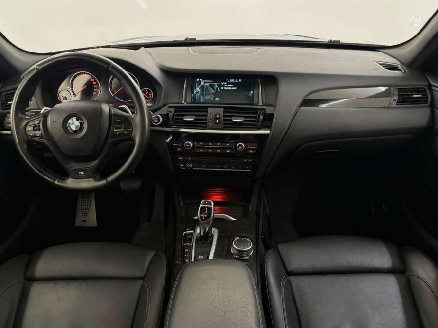 Black BMW X3 2016 in Marijampole, with an engine capacity of 2.99 L and mileage of 265 thousand km for 16999 €, photo 35 on AUTOMOTO.COM.LV