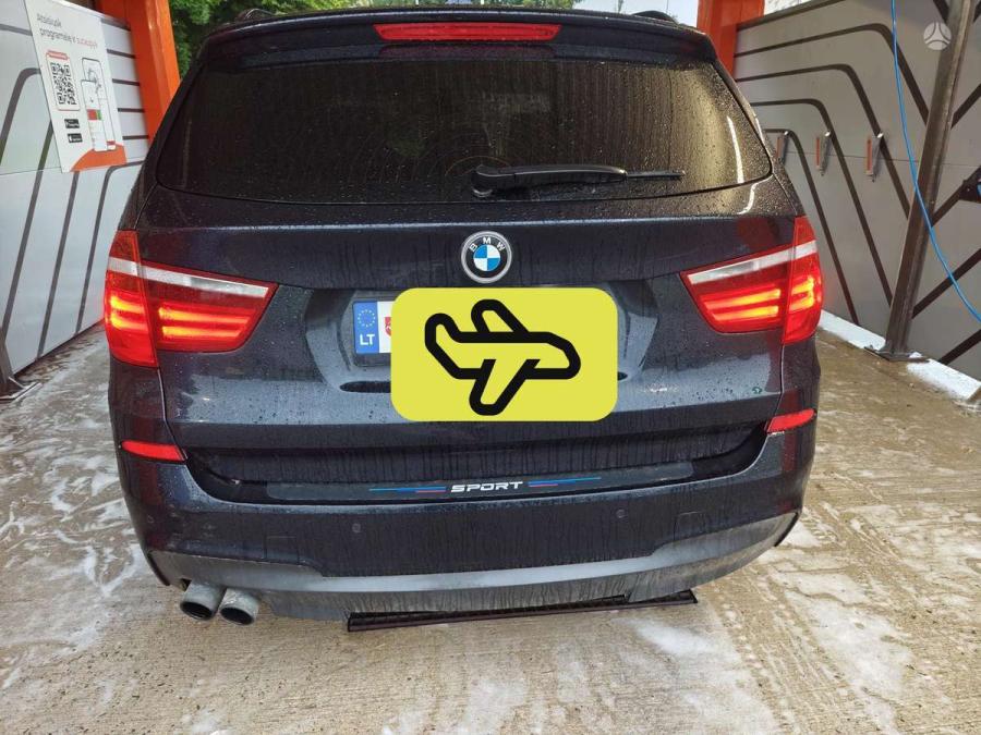 Melns BMW X3 2016 Klaipėda, ar dzinēja tilpumu 2.99 L un nobraukumu 252 tūkst. km par 16000 €, foto 23 vietnē AUTOMOTO.COM.LV