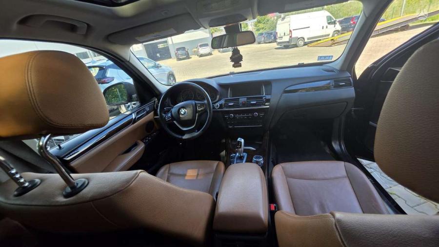 Melns BMW X3 2016 Klaipėda, ar dzinēja tilpumu 2.00 L un nobraukumu 218 tūkst. km par 6800 €, foto 13 vietnē AUTOMOTO.COM.LV