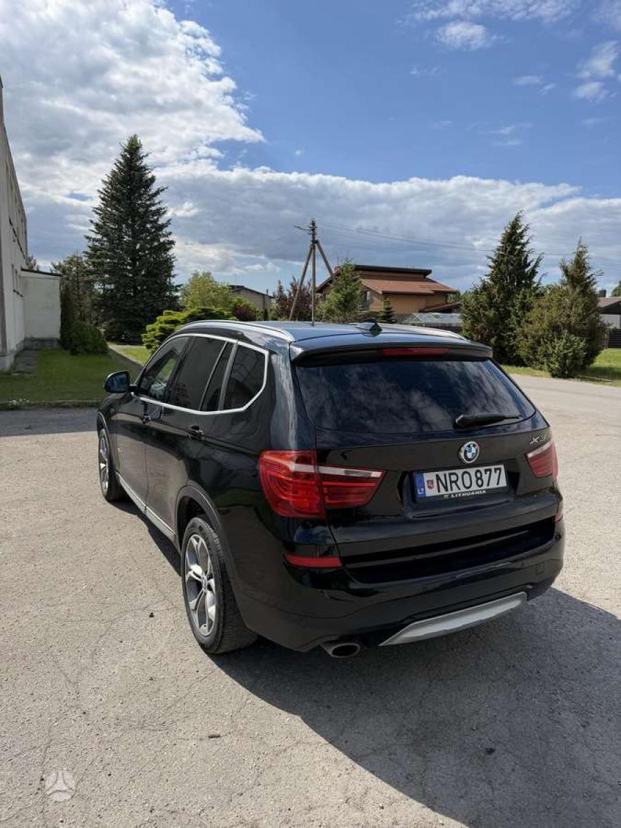 Melns BMW X3 2016 Klaipėda, ar dzinēja tilpumu 2.00 L un nobraukumu 253 tūkst. km par 12400 €, foto 6 vietnē AUTOMOTO.COM.LV