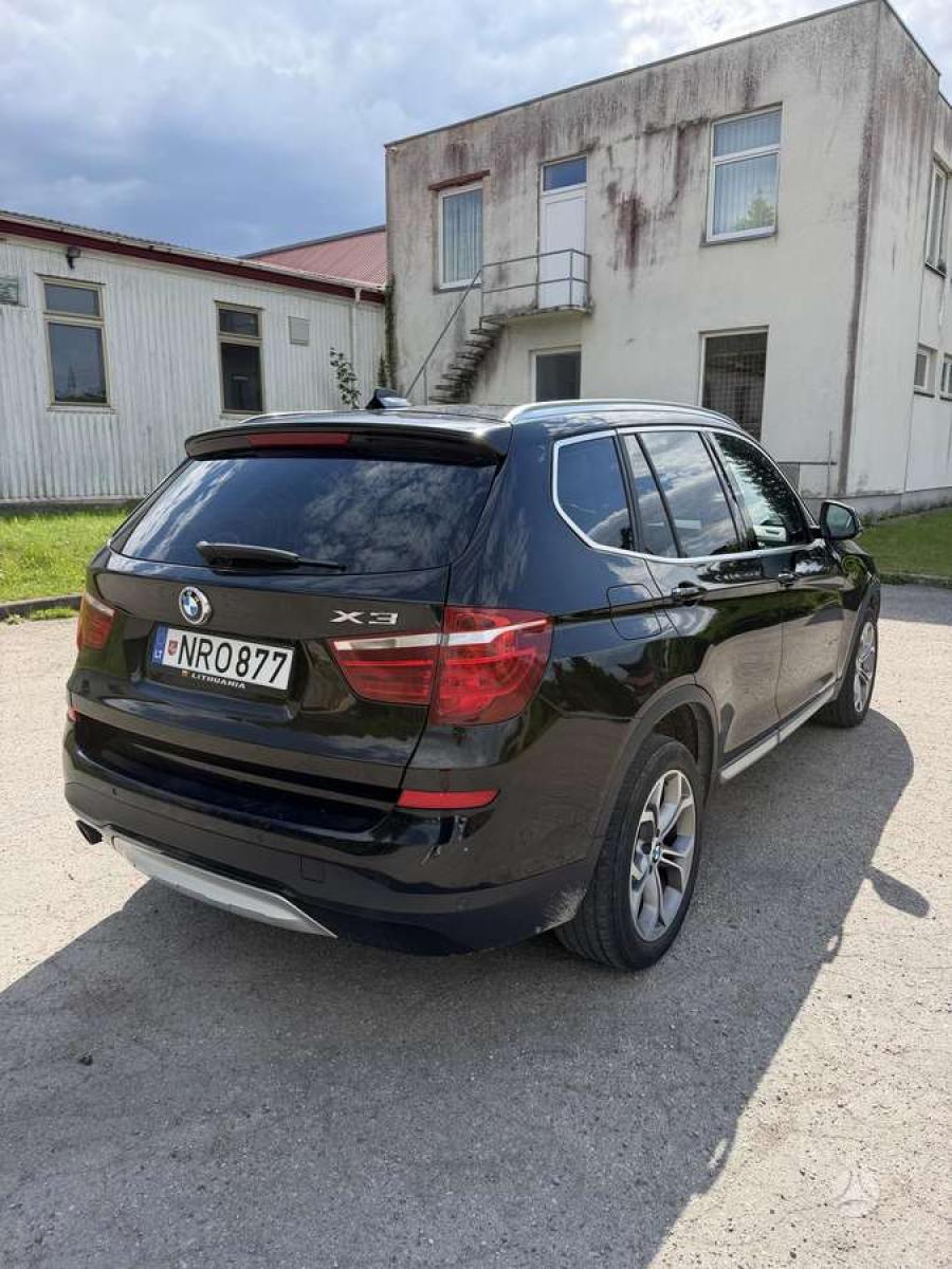 Melns BMW X3 2016 Klaipėda, ar dzinēja tilpumu 2.00 L un nobraukumu 253 tūkst. km par 12400 €, foto 7 vietnē AUTOMOTO.COM.LV