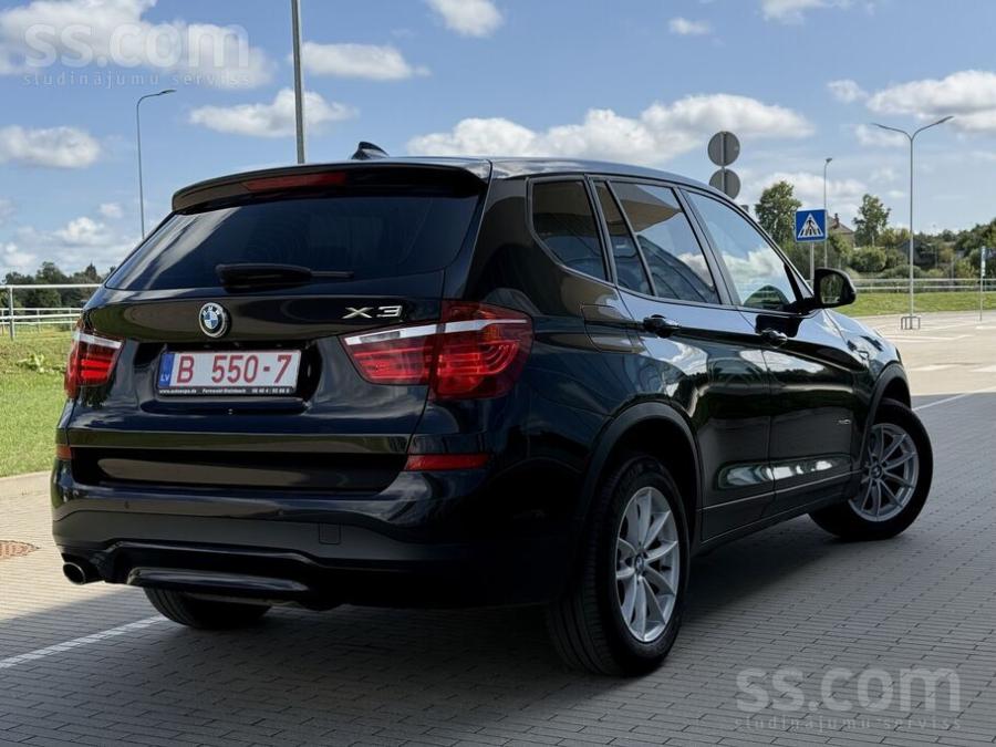 Melns BMW X3 2016 Rēzekne, ar dzinēja tilpumu 2.00 L un nobraukumu 233 tūkst. km par 14990 €, foto 6 vietnē AUTOMOTO.COM.LV