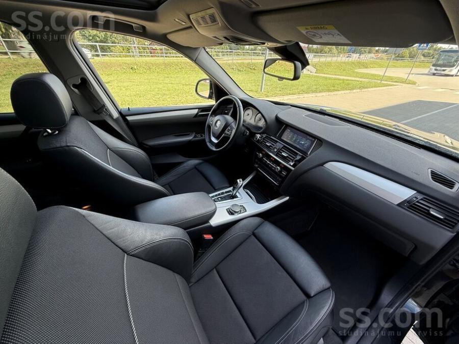 Melns BMW X3 2016 Rēzekne, ar dzinēja tilpumu 2.00 L un nobraukumu 233 tūkst. km par 14990 €, foto 12 vietnē AUTOMOTO.COM.LV
