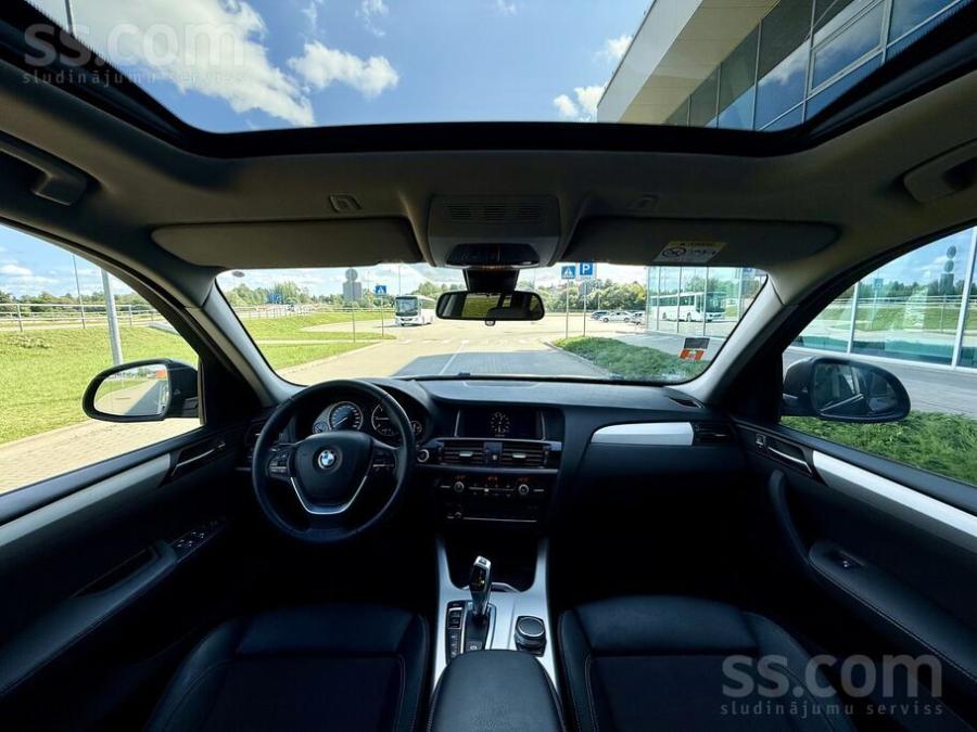 Melns BMW X3 2016 Rēzekne, ar dzinēja tilpumu 2.00 L un nobraukumu 233 tūkst. km par 14990 €, foto 14 vietnē AUTOMOTO.COM.LV