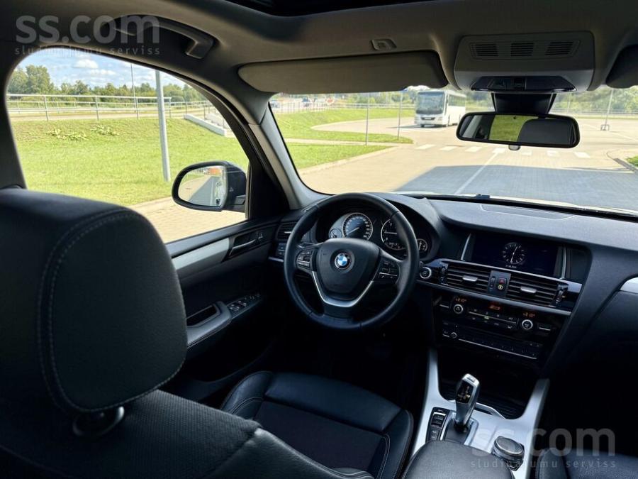 Melns BMW X3 2016 Rēzekne, ar dzinēja tilpumu 2.00 L un nobraukumu 233 tūkst. km par 14990 €, foto 15 vietnē AUTOMOTO.COM.LV