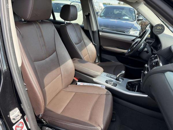 Melns BMW X3 2016 Kauņa, ar dzinēja tilpumu 2.00 L un nobraukumu 188 tūkst. km par 15999 €, foto 10 vietnē AUTOMOTO.COM.LV