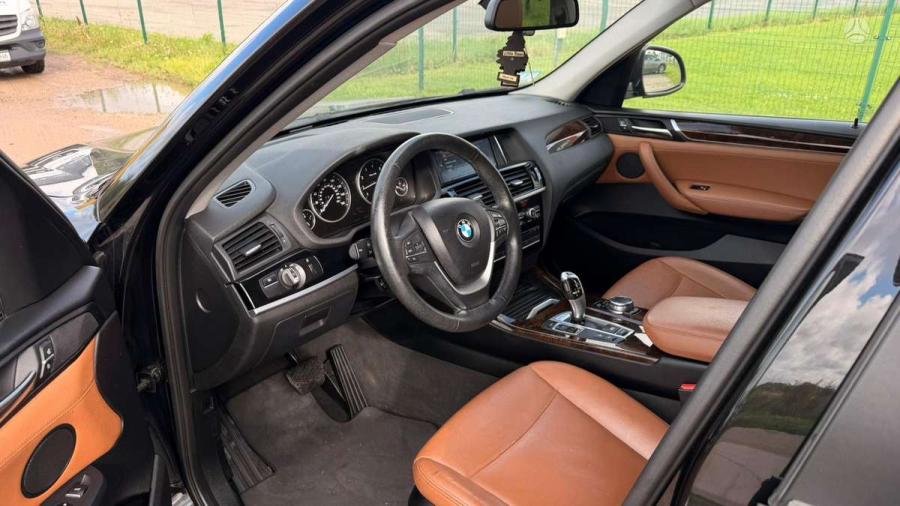 Melns BMW X3 2016 Klaipėda, ar dzinēja tilpumu 2.00 L un nobraukumu 216 tūkst. km par 6400 €, foto 10 vietnē AUTOMOTO.COM.LV