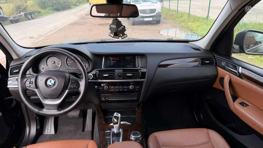 Melns BMW X3 2016 Klaipėda, ar dzinēja tilpumu 2.00 L un nobraukumu 216 tūkst. km par 6400 €, foto 13 vietnē AUTOMOTO.COM.LV