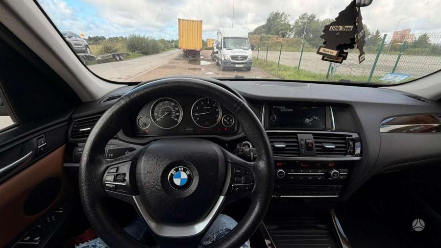 Melns BMW X3 2016 Klaipėda, ar dzinēja tilpumu 2.00 L un nobraukumu 216 tūkst. km par 6400 €, foto 16 vietnē AUTOMOTO.COM.LV