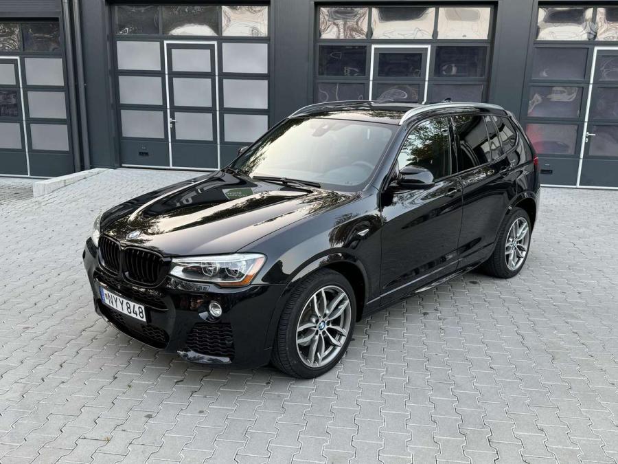 Black BMW X3 2016 in Siauliai, with an engine capacity of 3.00 L and mileage of 173 thousand km for 16450 €, photo 1 on AUTOMOTO.COM.LV