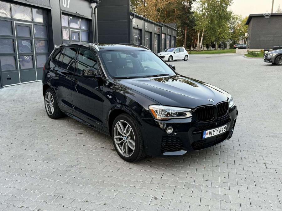 Black BMW X3 2016 in Siauliai, with an engine capacity of 3.00 L and mileage of 173 thousand km for 16450 €, photo 5 on AUTOMOTO.COM.LV