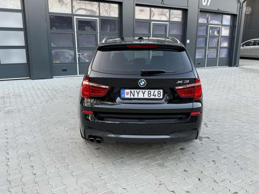 Black BMW X3 2016 in Siauliai, with an engine capacity of 3.00 L and mileage of 173 thousand km for 16450 €, photo 9 on AUTOMOTO.COM.LV