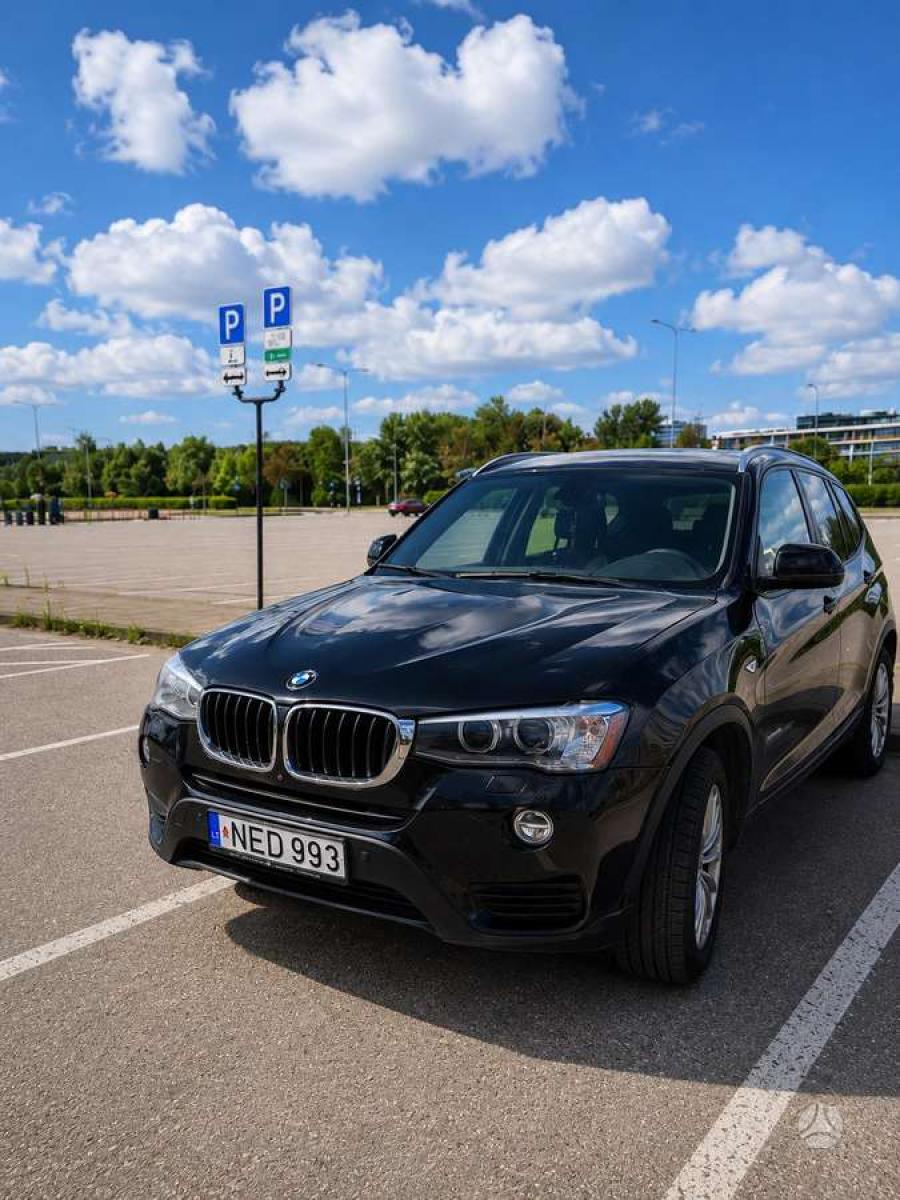 Melns BMW X3 2016 Viļņa, ar dzinēja tilpumu 2.98 L un nobraukumu 211 tūkst. km par 12500 €, foto 1 vietnē AUTOMOTO.COM.LV