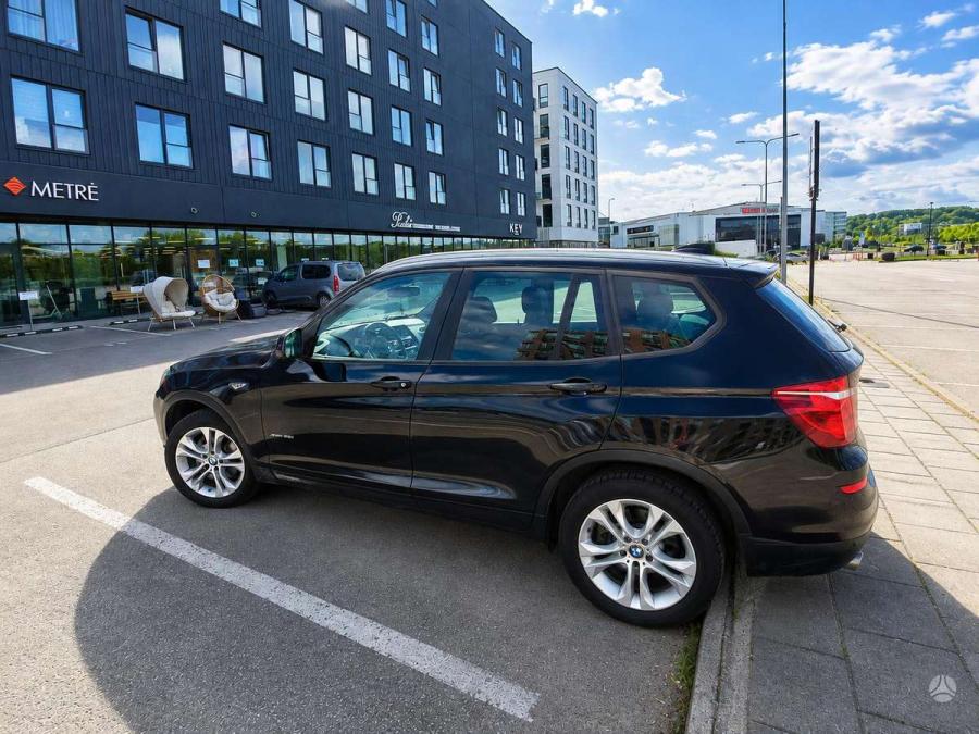 Melns BMW X3 2016 Viļņa, ar dzinēja tilpumu 2.98 L un nobraukumu 211 tūkst. km par 12500 €, foto 4 vietnē AUTOMOTO.COM.LV