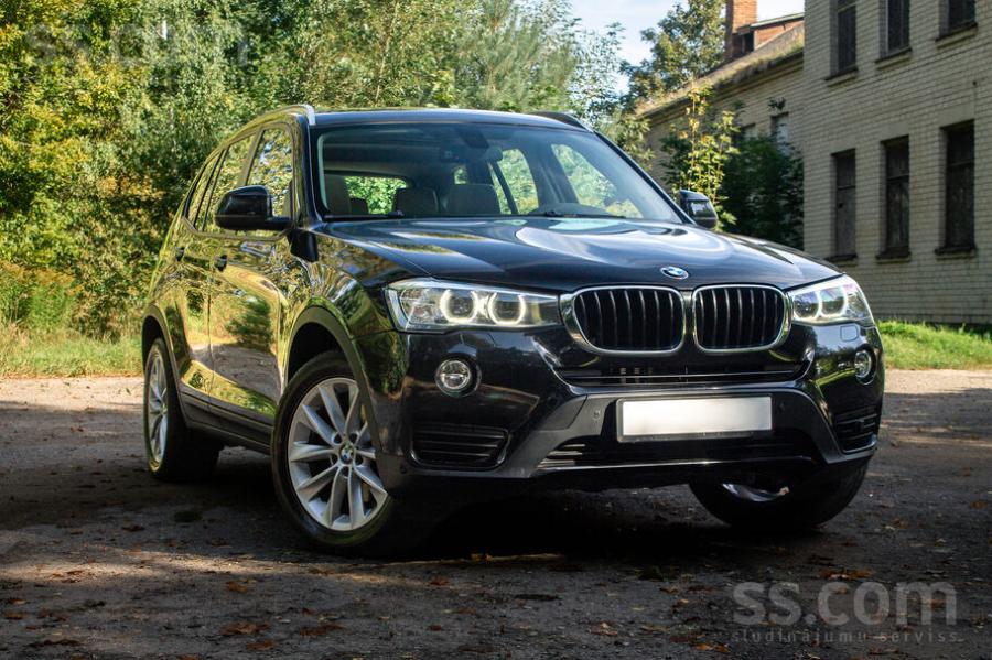 Melns BMW X3 2016 Jelgava, ar dzinēja tilpumu 2.00 L un nobraukumu 162 tūkst. km par 12600 €, foto 3 vietnē AUTOMOTO.COM.LV