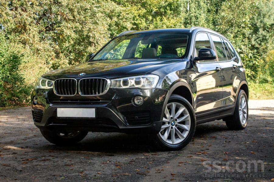 Melns BMW X3 2016 Jelgava, ar dzinēja tilpumu 2.00 L un nobraukumu 162 tūkst. km par 12600 €, foto 5 vietnē AUTOMOTO.COM.LV