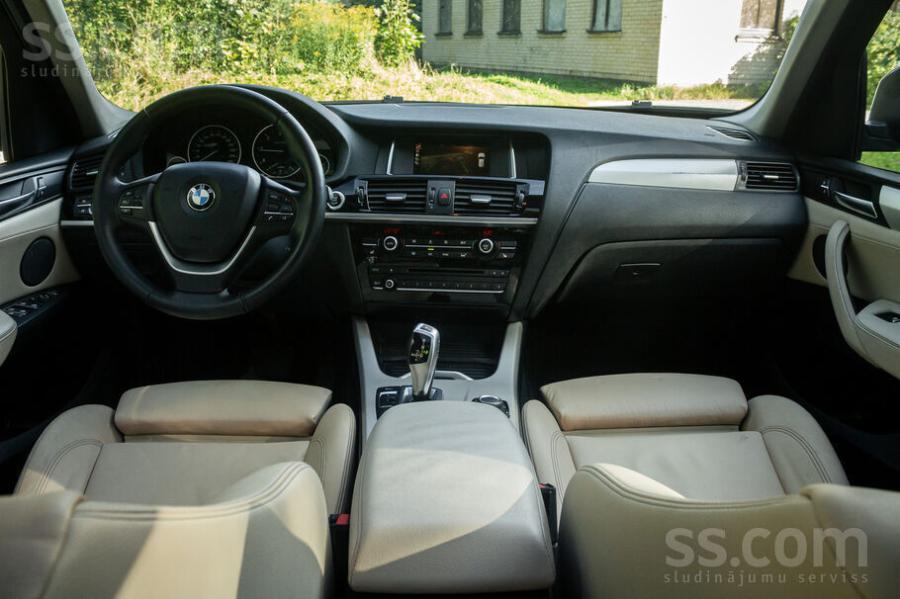 Melns BMW X3 2016 Jelgava, ar dzinēja tilpumu 2.00 L un nobraukumu 162 tūkst. km par 12600 €, foto 11 vietnē AUTOMOTO.COM.LV
