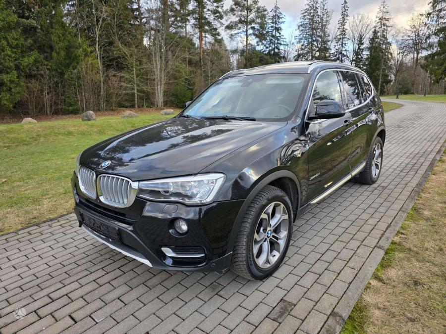 Black BMW X3 2017 in Telschi, with an engine capacity of 2.00 L and mileage of 268 thousand km for 15800 €, photo 1 on AUTOMOTO.COM.LV