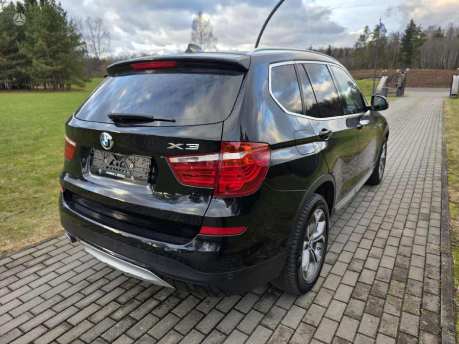 Black BMW X3 2017 in Telschi, with an engine capacity of 2.00 L and mileage of 268 thousand km for 15800 €, photo 3 on AUTOMOTO.COM.LV
