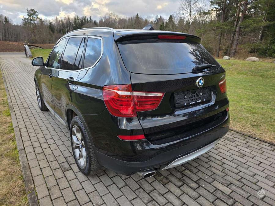 Black BMW X3 2017 in Telschi, with an engine capacity of 2.00 L and mileage of 268 thousand km for 15800 €, photo 4 on AUTOMOTO.COM.LV