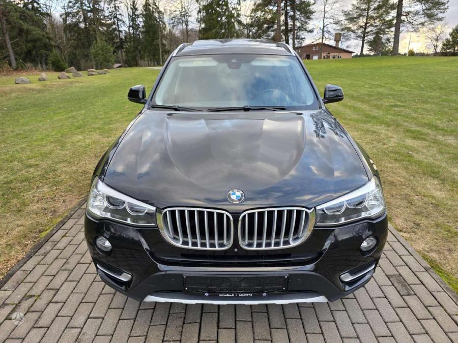 Black BMW X3 2017 in Telschi, with an engine capacity of 2.00 L and mileage of 268 thousand km for 15800 €, photo 5 on AUTOMOTO.COM.LV