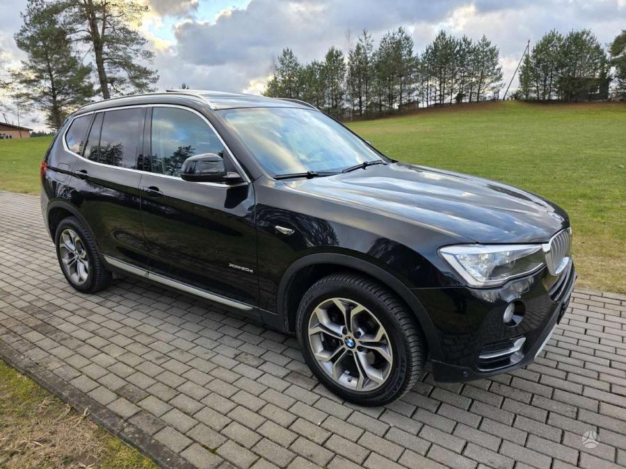 Black BMW X3 2017 in Telschi, with an engine capacity of 2.00 L and mileage of 268 thousand km for 15800 €, photo 8 on AUTOMOTO.COM.LV