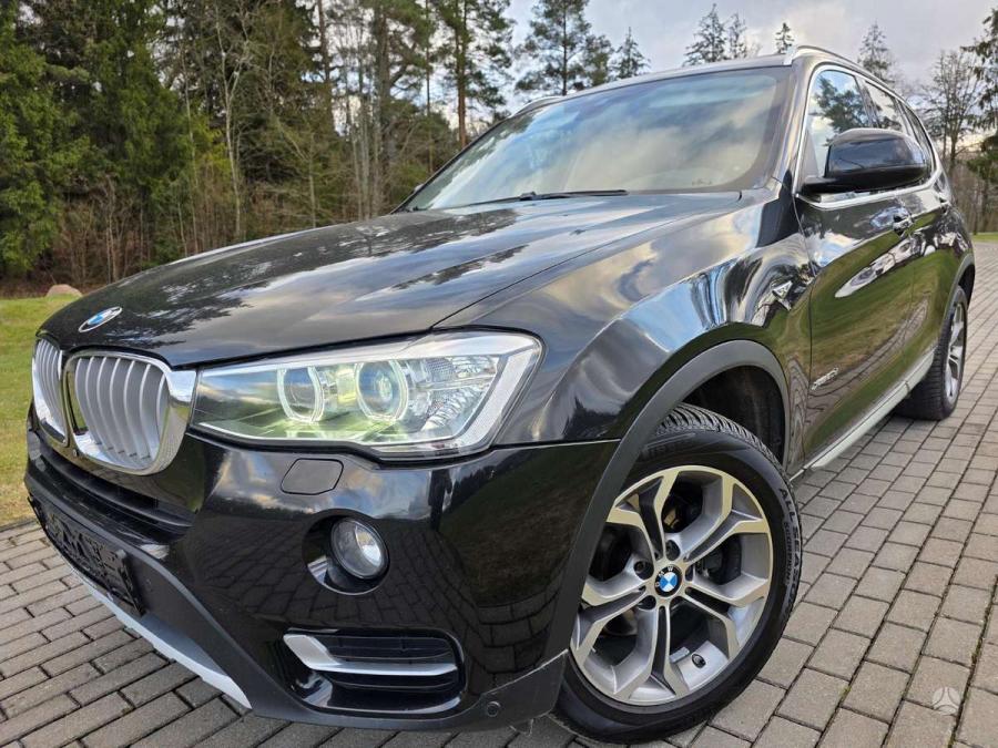 Black BMW X3 2017 in Telschi, with an engine capacity of 2.00 L and mileage of 268 thousand km for 15800 €, photo 13 on AUTOMOTO.COM.LV