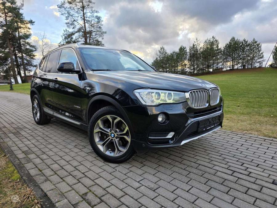 Black BMW X3 2017 in Telschi, with an engine capacity of 2.00 L and mileage of 268 thousand km for 15800 €, photo 39 on AUTOMOTO.COM.LV