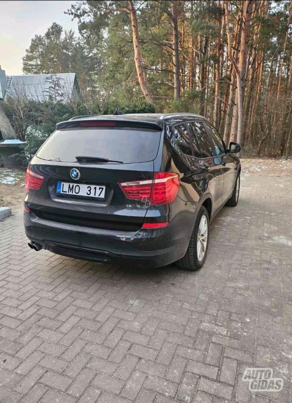 Melns BMW X3 2017 Viļņa, ar dzinēja tilpumu 2.00 L un nobraukumu 80 tūkst. km par 13900 €, foto 4 vietnē AUTOMOTO.COM.LV